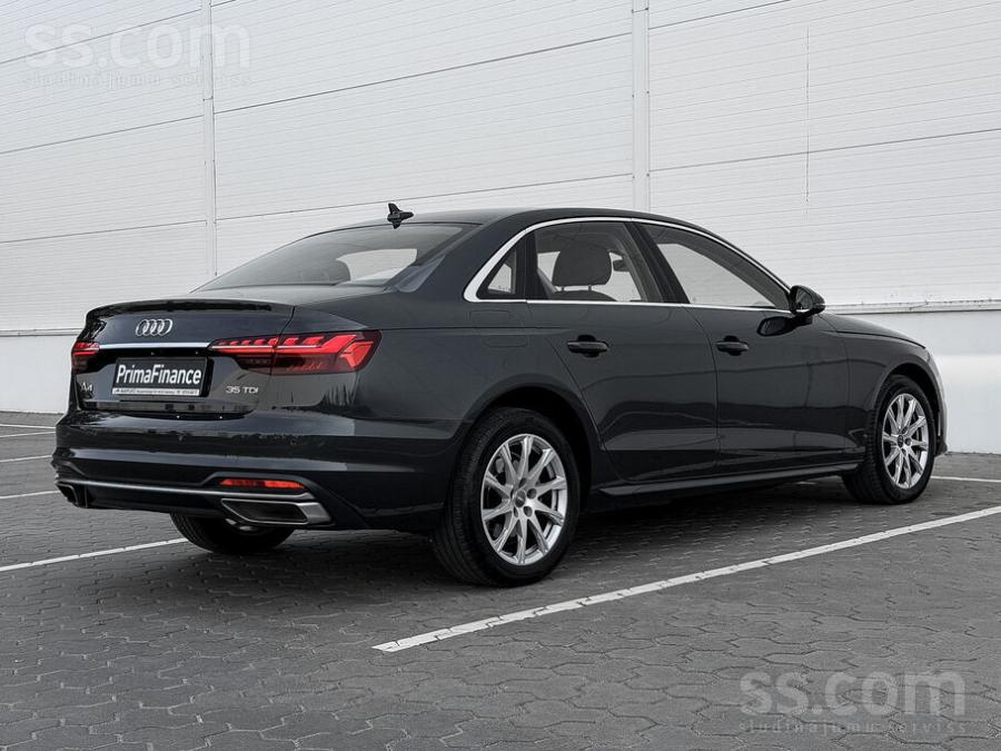 Grey Audi A4 2020 in Riga, with an engine capacity of 2.00 L and mileage of 0 thousand km for 20990 €, photo 3 on AUTOMOTO.COM.LV