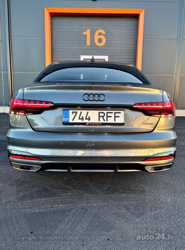 Grey Audi A4 2021 in Tartu, with an engine capacity of 2.00 L and mileage of 55 thousand km for 41000 €, photo 5 on AUTOMOTO.COM.LV