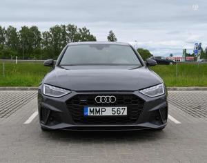 Grey Audi A4 2021 in Vilnius, with an engine capacity of 1.98 L and mileage of 72 thousand km for 24450 €, photo 4 on AUTOMOTO.COM.LV