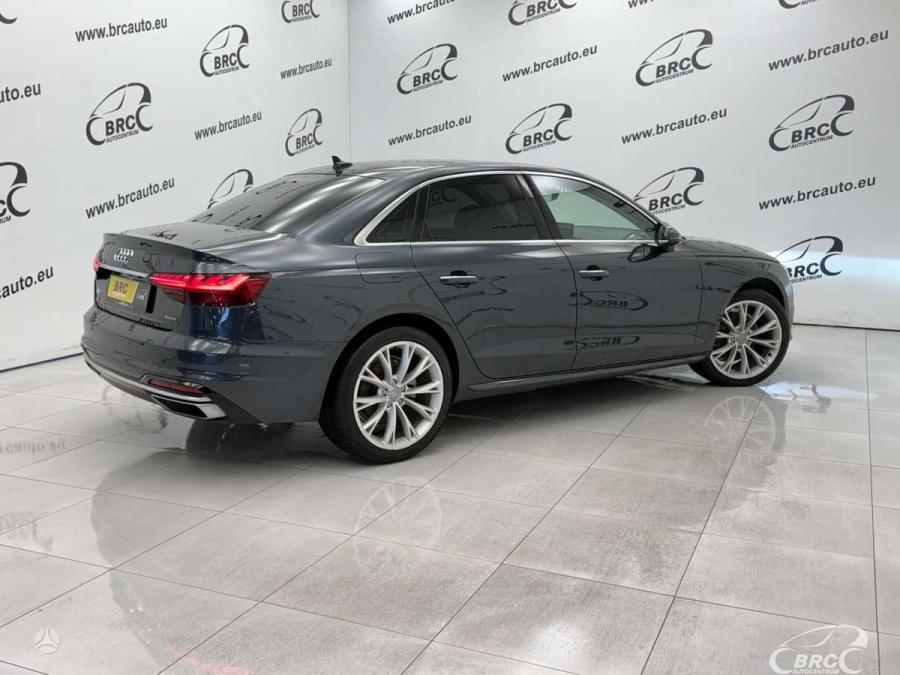 Pelēks Audi A4 2021 Viļņa, ar dzinēja tilpumu 1.98 L un nobraukumu 103 tūkst. km par 22900 €, foto 4 vietnē AUTOMOTO.COM.LV
