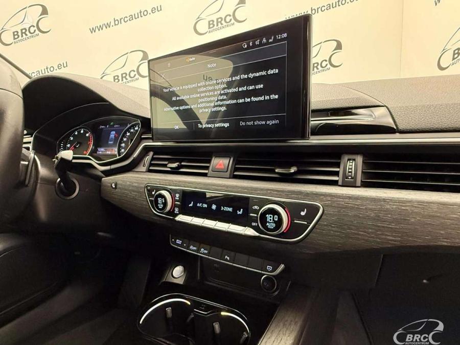 Pelēks Audi A4 2021 Viļņa, ar dzinēja tilpumu 1.98 L un nobraukumu 103 tūkst. km par 22900 €, foto 10 vietnē AUTOMOTO.COM.LV