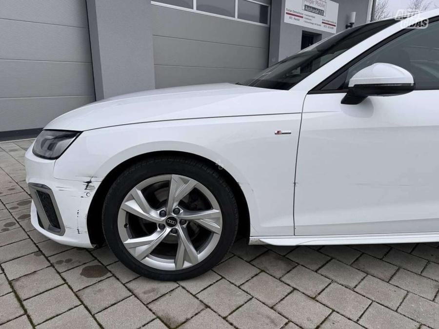 Grey Audi A4 2023 in Kaunas, with an engine capacity of 2.00 L and mileage of 63 thousand km for 27929 €, photo 5 on AUTOMOTO.COM.LV