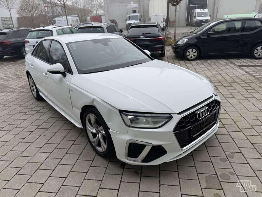 Grey Audi A4 2023 in Kaunas, with an engine capacity of 2.00 L and mileage of 63 thousand km for 27302 €, photo 1 on AUTOMOTO.COM.LV