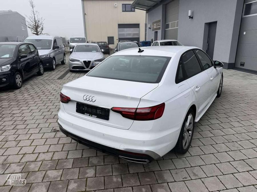 Grey Audi A4 2023 in Kaunas, with an engine capacity of 2.00 L and mileage of 63 thousand km for 27302 €, photo 10 on AUTOMOTO.COM.LV