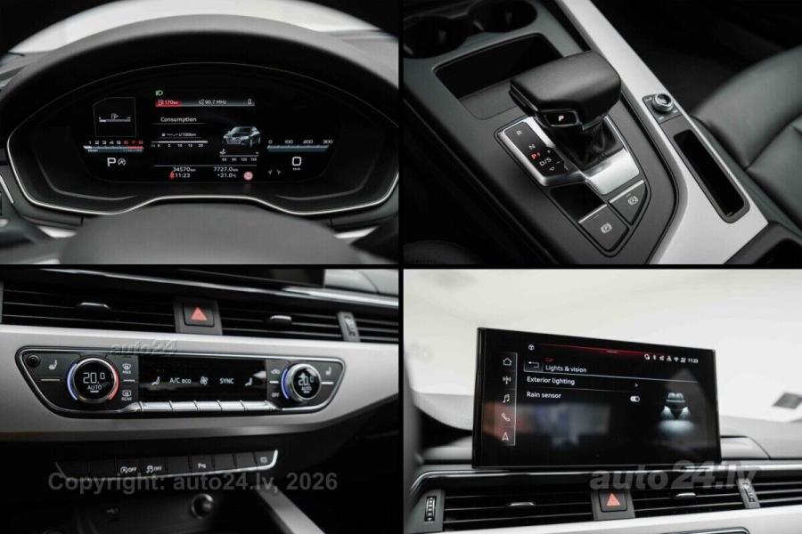 Pelēks Audi A4 2024 Tallina, ar dzinēja tilpumu 2.00 L un nobraukumu 35 tūkst. km par 32200 €, foto 16 vietnē AUTOMOTO.COM.LV