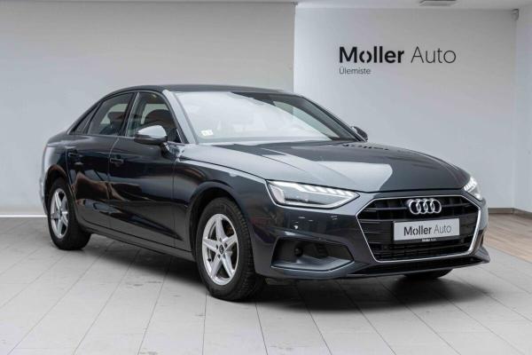 Grey Audi A4 2024 in Peetri, with an engine capacity of 2.00 L and mileage of 35 thousand km for 32200 €, photo 2 on AUTOMOTO.COM.LV