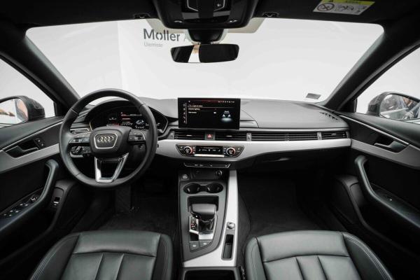 Grey Audi A4 2024 in Peetri, with an engine capacity of 2.00 L and mileage of 35 thousand km for 32200 €, photo 10 on AUTOMOTO.COM.LV
