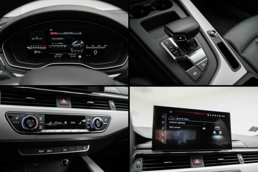 Grey Audi A4 2024 in Peetri, with an engine capacity of 2.00 L and mileage of 35 thousand km for 32200 €, photo 16 on AUTOMOTO.COM.LV