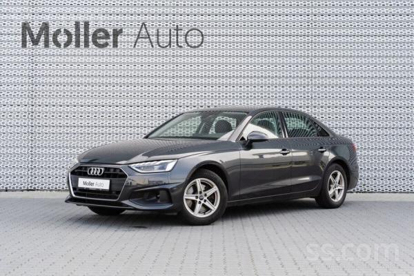 Grey Audi A4 2024 in Riga, with an engine capacity of 2.00 L and mileage of 23 thousand km for 33350 €, photo 1 on AUTOMOTO.COM.LV