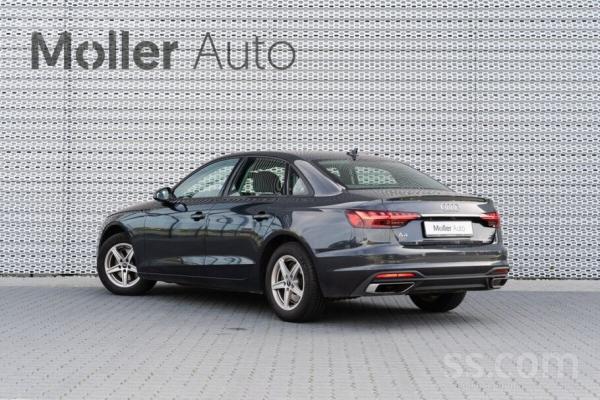 Grey Audi A4 2024 in Riga, with an engine capacity of 2.00 L and mileage of 23 thousand km for 33350 €, photo 4 on AUTOMOTO.COM.LV