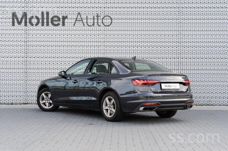 Pelēks Audi A4 2024 Rīga, ar dzinēja tilpumu 2.00 L un nobraukumu 23 tūkst. km par 33350 €, foto 4 vietnē AUTOMOTO.COM.LV