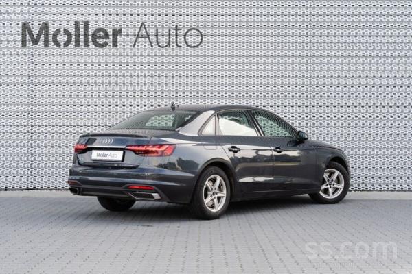 Grey Audi A4 2024 in Riga, with an engine capacity of 2.00 L and mileage of 23 thousand km for 33350 €, photo 5 on AUTOMOTO.COM.LV
