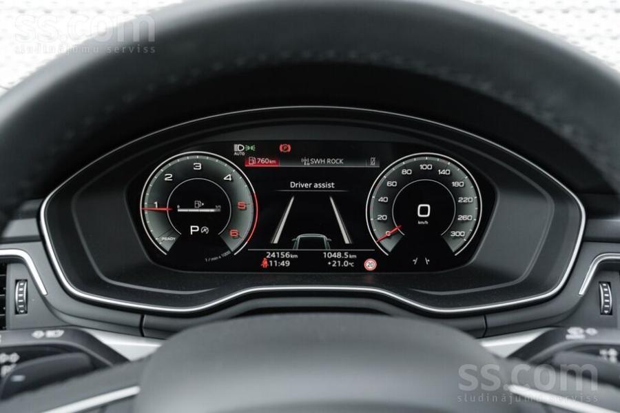 Pelēks Audi A4 2024 Rīga, ar dzinēja tilpumu 2.00 L un nobraukumu 23 tūkst. km par 33350 €, foto 12 vietnē AUTOMOTO.COM.LV