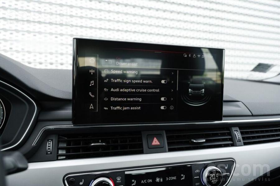 Pelēks Audi A4 2024 Rīga, ar dzinēja tilpumu 2.00 L un nobraukumu 23 tūkst. km par 33350 €, foto 21 vietnē AUTOMOTO.COM.LV