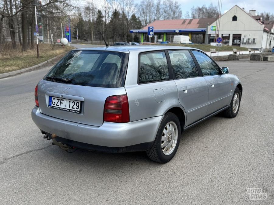 Grey Audi A4 1996 in Vilnius, with an engine capacity of 1.90 L and mileage of 512 thousand km for 840 €, photo 3 on AUTOMOTO.COM.LV
