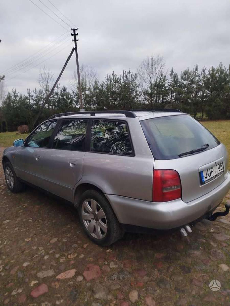 Grey Audi A4 1997 in Alytus, with an engine capacity of 1.90 L and mileage of 375 thousand km for 1800 €, photo 1 on AUTOMOTO.COM.LV
