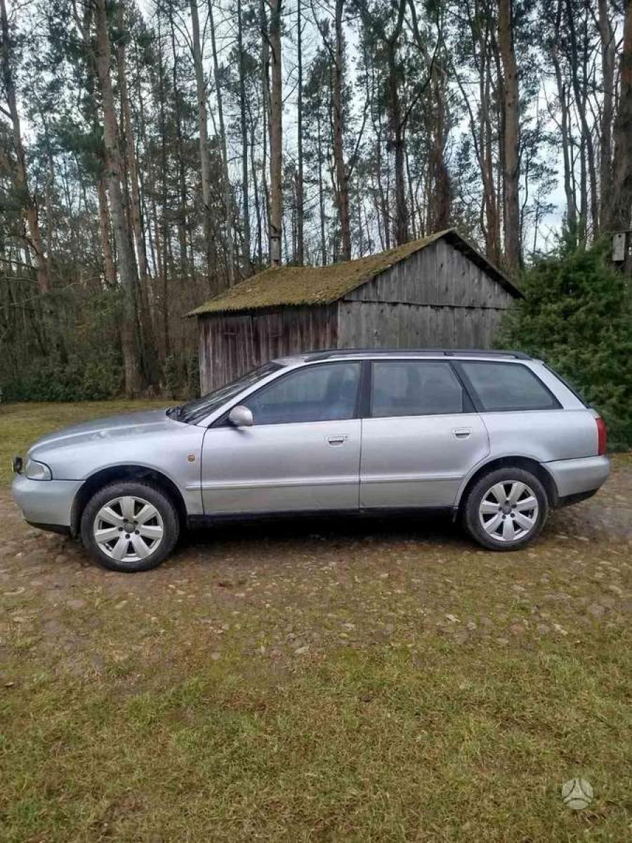 Grey Audi A4 1997 in Alytus, with an engine capacity of 1.90 L and mileage of 375 thousand km for 1800 €, photo 6 on AUTOMOTO.COM.LV