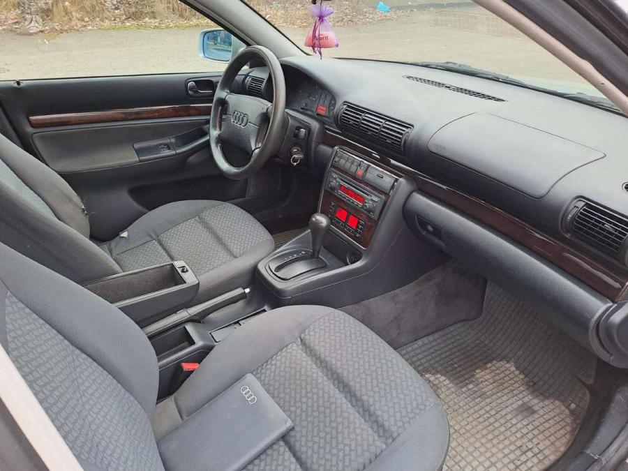 Grey Audi A4 1997 in Kaunas, with an engine capacity of 1.90 L and mileage of 514 thousand km for 1500 €, photo 8 on AUTOMOTO.COM.LV