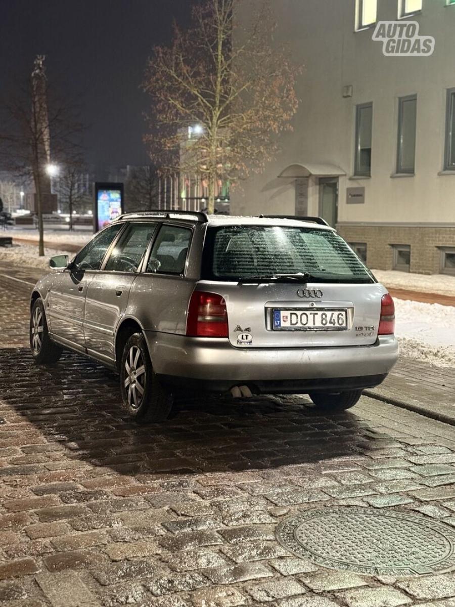 Grey Audi A4 1997 in Marijampole, with an engine capacity of 1.90 L and mileage of 300 thousand km for 990 €, photo 5 on AUTOMOTO.COM.LV
