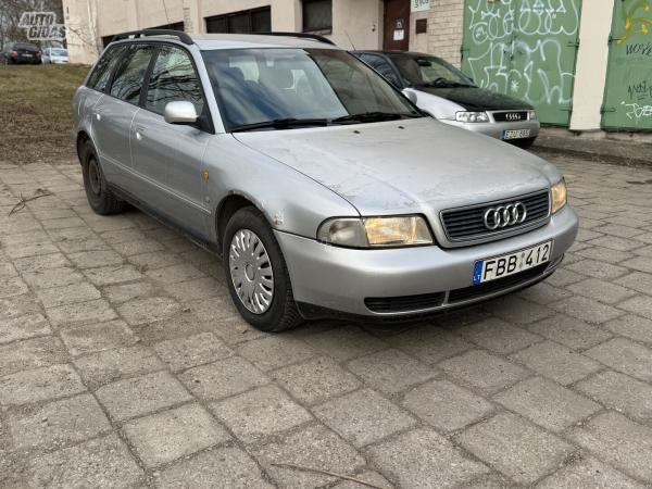Pelēks Audi A4 1997 Viļņa, ar dzinēja tilpumu 1.90 L un nobraukumu 300 tūkst. km par 650 €, foto 2 vietnē AUTOMOTO.COM.LV