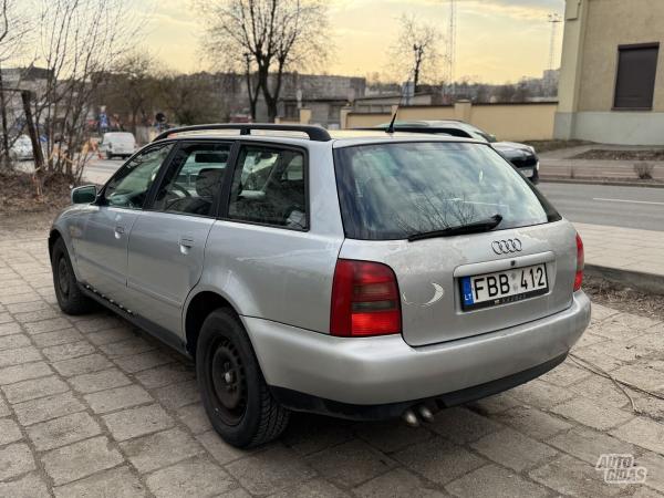 Pelēks Audi A4 1997 Viļņa, ar dzinēja tilpumu 1.90 L un nobraukumu 300 tūkst. km par 650 €, foto 4 vietnē AUTOMOTO.COM.LV