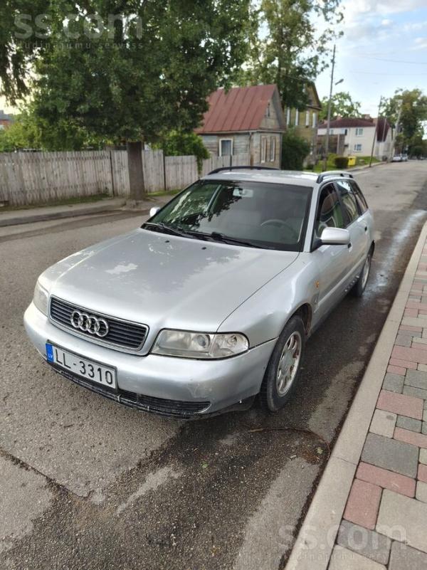 Grey Audi A4 1997 in Ludza, with an engine capacity of 1.90 L and mileage of 306 thousand km for 600 €, photo 1 on AUTOMOTO.COM.LV