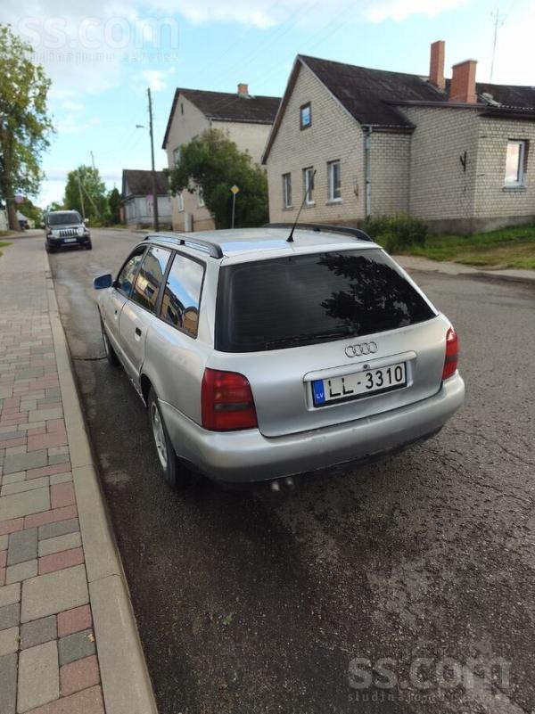 Grey Audi A4 1997 in Ludza, with an engine capacity of 1.90 L and mileage of 306 thousand km for 600 €, photo 4 on AUTOMOTO.COM.LV