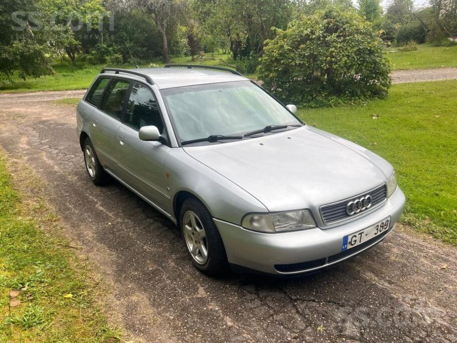 Pelēks Audi A4 1997 Talsi, ar dzinēja tilpumu 1.90 L un nobraukumu 474 tūkst. km par 1700 €, foto 1 vietnē AUTOMOTO.COM.LV