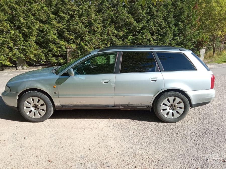 Pelēks Audi A4 1997 Viļņa, ar dzinēja tilpumu 1.90 L un nobraukumu 387 tūkst. km par 990 €, foto 8 vietnē AUTOMOTO.COM.LV