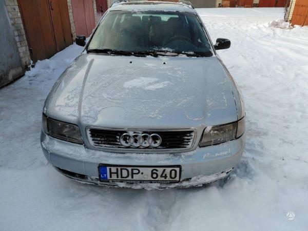 Pelēks Audi A4 1998 Alīta, ar dzinēja tilpumu 1.90 L un nobraukumu 300 tūkst. km par 850 €, foto 5 vietnē AUTOMOTO.COM.LV