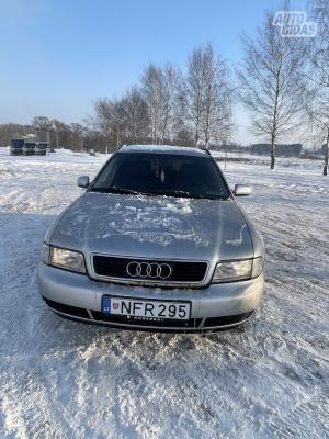 Grey Audi A4 1998 in Vilnius, with an engine capacity of 1.90 L and mileage of 412 thousand km for 700 €, photo  on AUTOMOTO.COM.LV