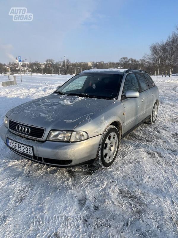 Grey Audi A4 1998 in Vilnius, with an engine capacity of 1.90 L and mileage of 412 thousand km for 700 €, photo 2 on AUTOMOTO.COM.LV