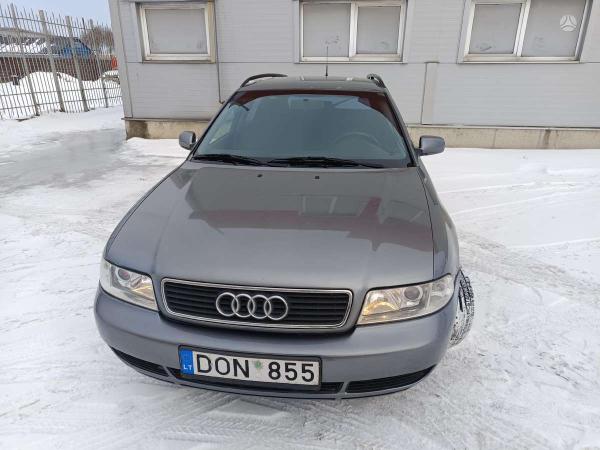 Grey Audi A4 1998 in Marijampole, with an engine capacity of 1.90 L and mileage of 393 thousand km for 899 €, photo 1 on AUTOMOTO.COM.LV