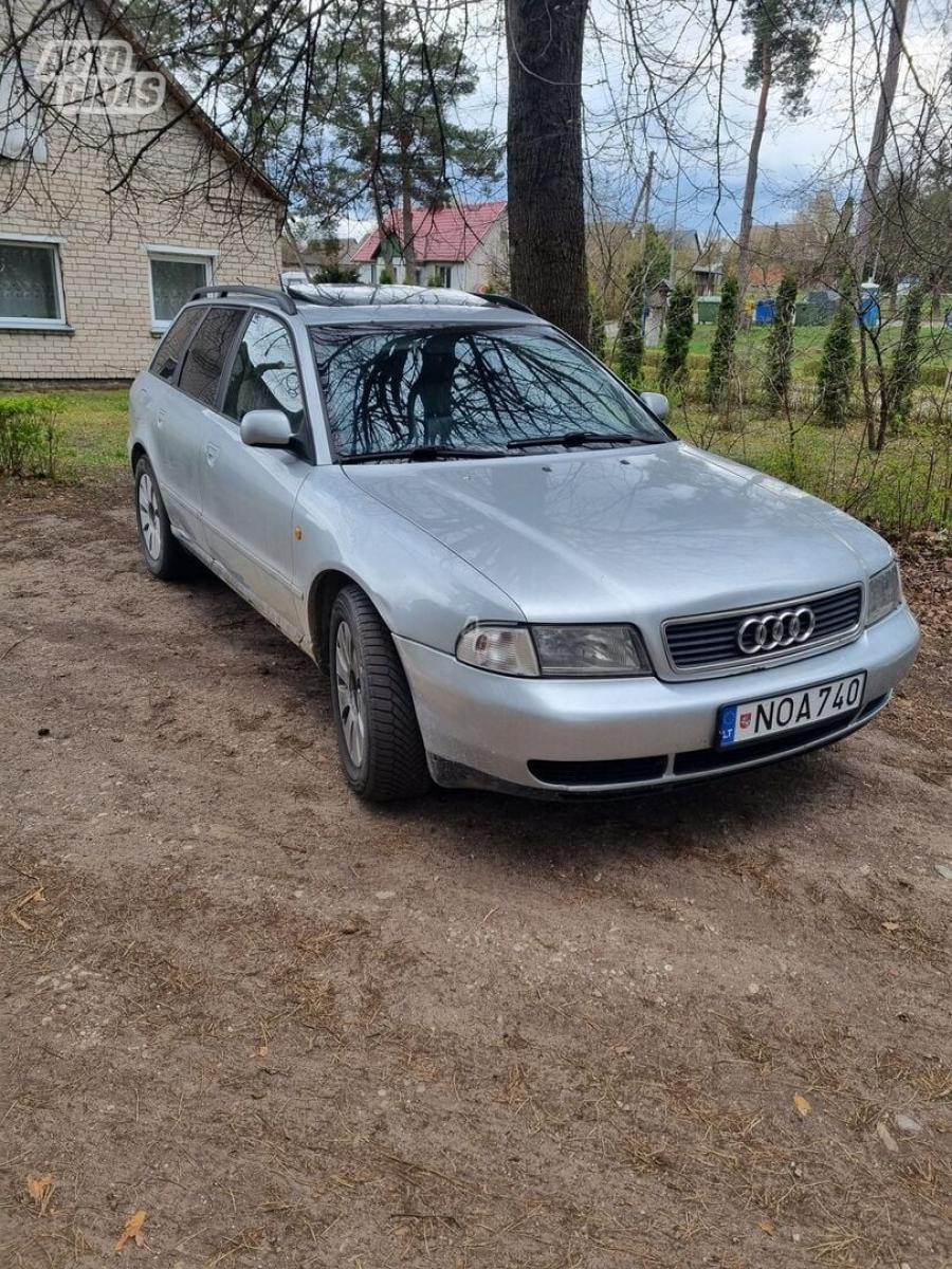 Pelēks Audi A4 1998 Vievis, ar dzinēja tilpumu 1.90 L un nobraukumu 360 tūkst. km par 900 €, foto 1 vietnē AUTOMOTO.COM.LV