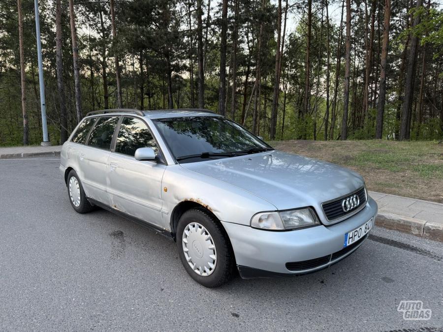 Pelēks Audi A4 1998 Viļņa, ar dzinēja tilpumu 1.90 L un nobraukumu 434 tūkst. km par 400 €, foto 19 vietnē AUTOMOTO.COM.LV