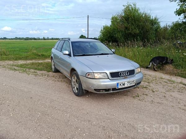 Grey Audi A4 1998 in Balvi, with an engine capacity of 1.90 L and mileage of 571 thousand km for 500 €, photo 2 on AUTOMOTO.COM.LV