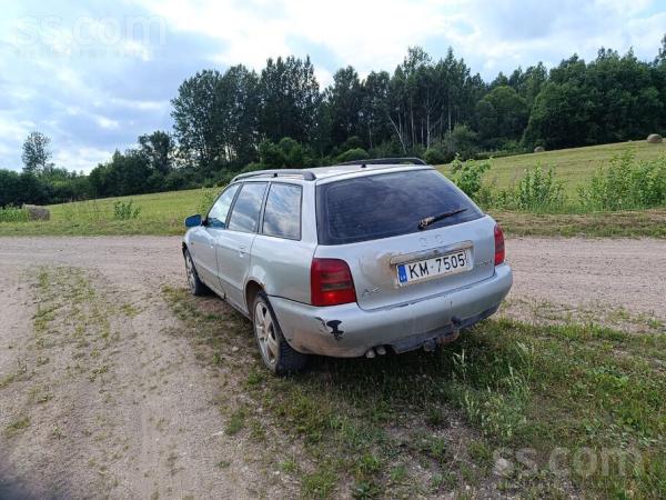 Grey Audi A4 1998 in Balvi, with an engine capacity of 1.90 L and mileage of 571 thousand km for 500 €, photo 4 on AUTOMOTO.COM.LV