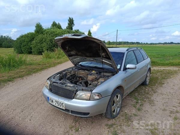 Grey Audi A4 1998 in Balvi, with an engine capacity of 1.90 L and mileage of 571 thousand km for 500 €, photo 6 on AUTOMOTO.COM.LV
