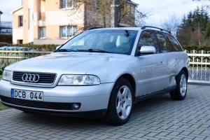 Pelēks Audi A4 1999 Kauņa, ar dzinēja tilpumu 1.90 L un nobraukumu 307 tūkst. km par 699 €, foto 3 vietnē AUTOMOTO.COM.LV