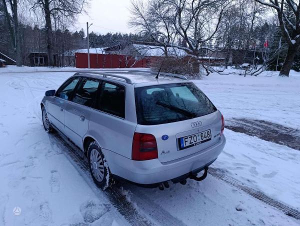 Grey Audi A4 1999 in Prienai, with an engine capacity of 1.90 L and mileage of 395 thousand km for 1200 €, photo 4 on AUTOMOTO.COM.LV