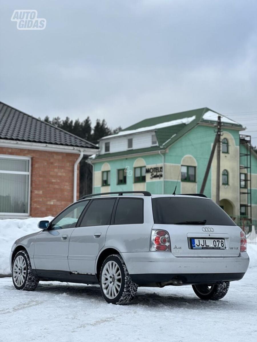 Grey Audi A4 1999 in Vilnius, with an engine capacity of 1.90 L and mileage of 239 thousand km for 1799 €, photo 12 on AUTOMOTO.COM.LV