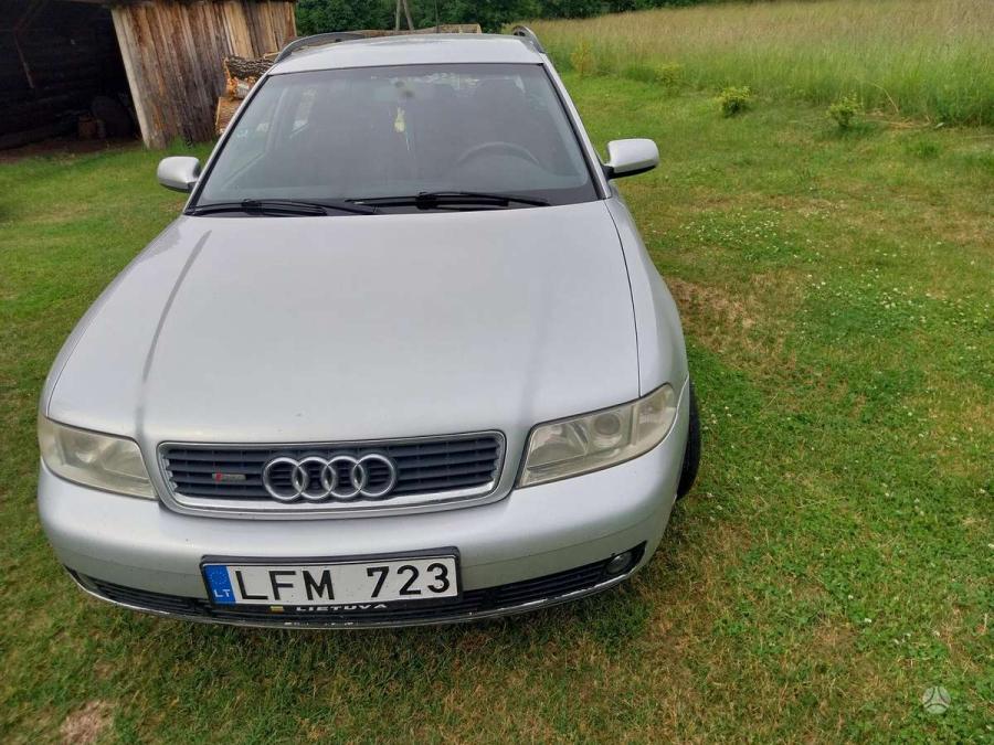 Pelēks Audi A4 1999 Viļņa, ar dzinēja tilpumu 1.90 L un nobraukumu 458 tūkst. km par 1200 €, foto 5 vietnē AUTOMOTO.COM.LV