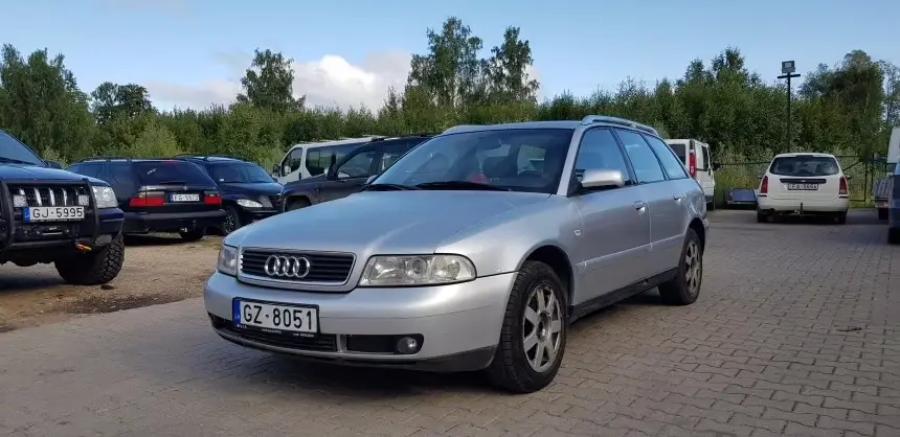 Pelēks Audi A4 1999 Valmiera, ar dzinēja tilpumu 1.90 L un nobraukumu 342 tūkst. km par 1100 €, foto 8 vietnē AUTOMOTO.COM.LV