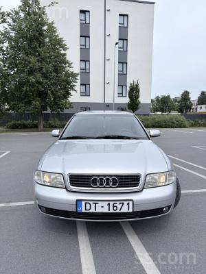 Pelēks Audi A4 1999 Rīga, ar dzinēja tilpumu 1.60 L un nobraukumu 287 tūkst. km par 1699 €, foto  vietnē AUTOMOTO.COM.LV
