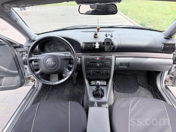 Grey Audi A4 1999 in Riga, with an engine capacity of 1.60 L and mileage of 287 thousand km for 1699 €, photo 5 on AUTOMOTO.COM.LV