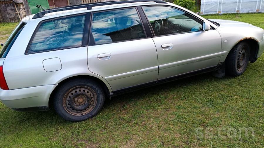 Grey Audi A4 1999 in Daugavpils, with an engine capacity of 1.90 L and mileage of 415 thousand km for 800 €, photo 3 on AUTOMOTO.COM.LV