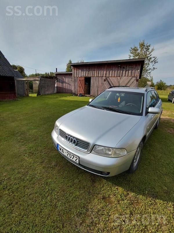 Grey Audi A4 1999 in Balvi, with an engine capacity of 1.90 L and mileage of 409 thousand km for 1550 €, photo 5 on AUTOMOTO.COM.LV