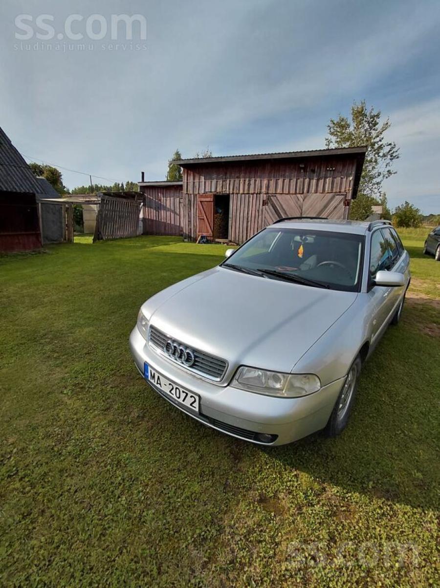 Grey Audi A4 1999 in Balvi, with an engine capacity of 1.90 L and mileage of 409 thousand km for 1550 €, photo 5 on AUTOMOTO.COM.LV