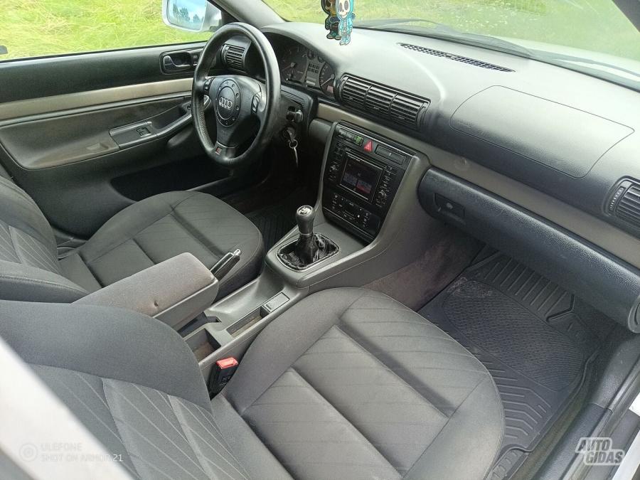 Grey Audi A4 1999 in Kaisiadorys, with an engine capacity of 1.90 L and mileage of 457 thousand km for 1350 €, photo 8 on AUTOMOTO.COM.LV