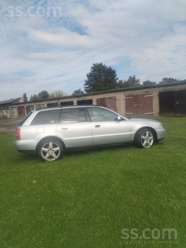 Grey Audi A4 1999 in Jelgava, with an engine capacity of 1.90 L and mileage of 0 thousand km for 1700 €, photo 6 on AUTOMOTO.COM.LV